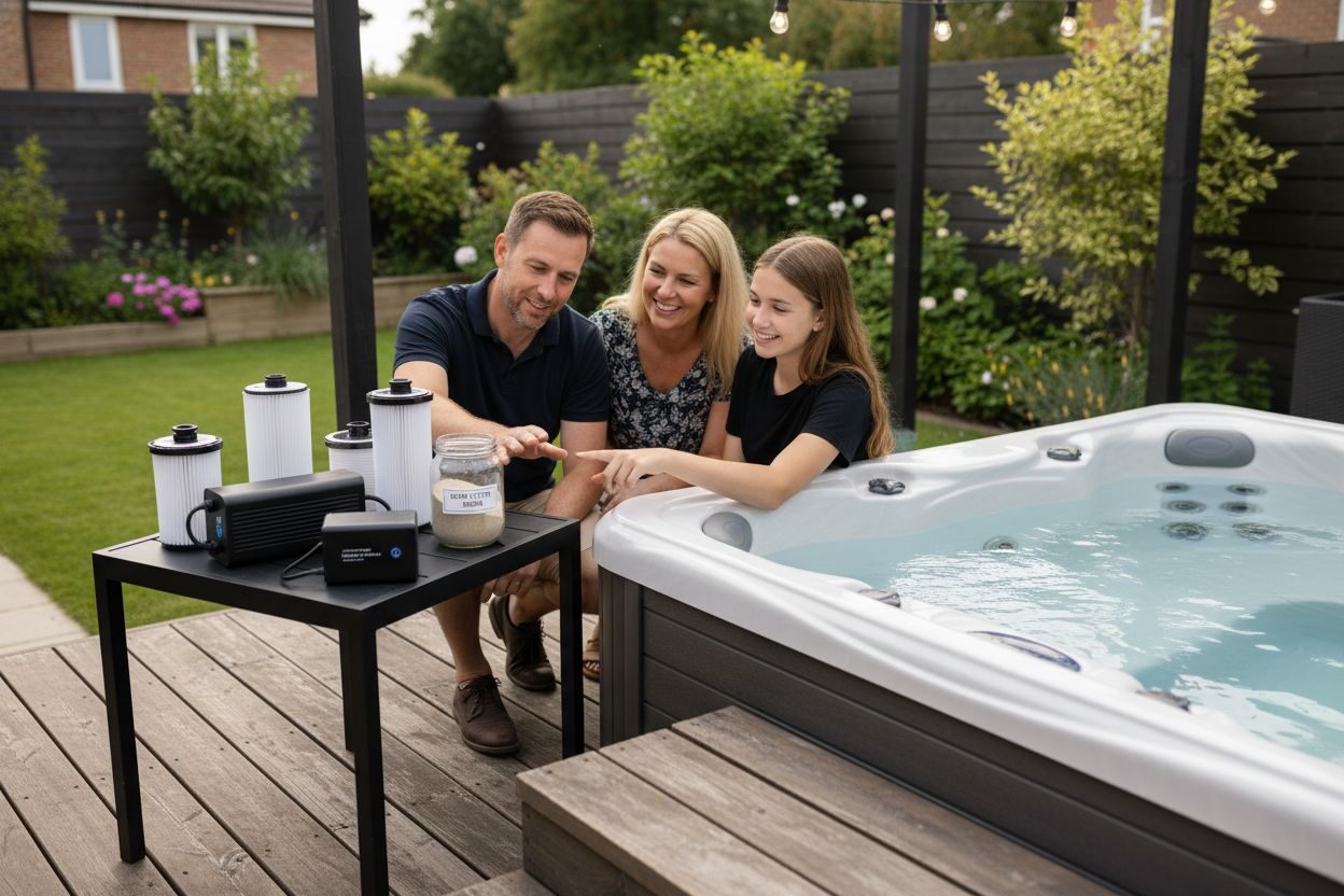 6 Types of Hot Tub Filters Explained for UK Homeowners - ClearSpa™