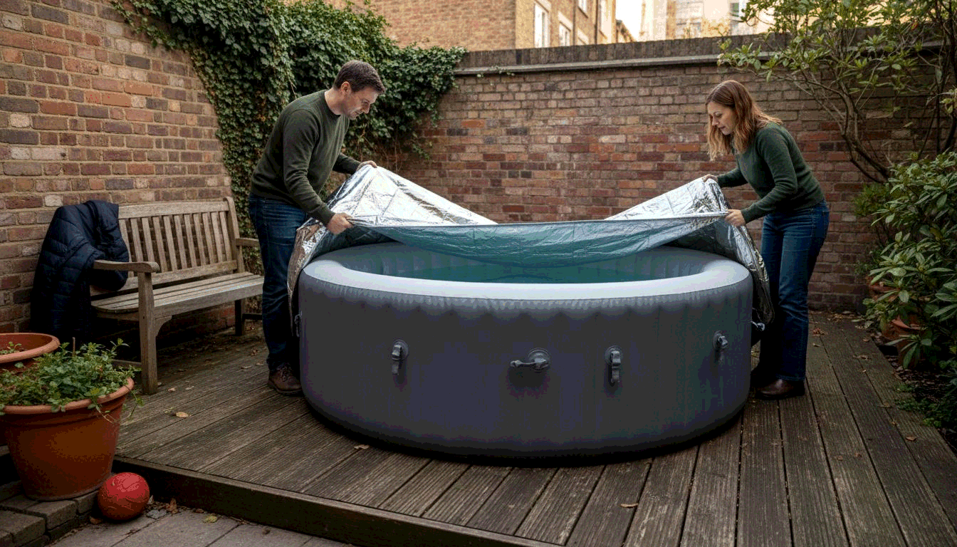 Inflatable Hot Tub Thermal Cover – Maximising Efficiency - ClearSpa™